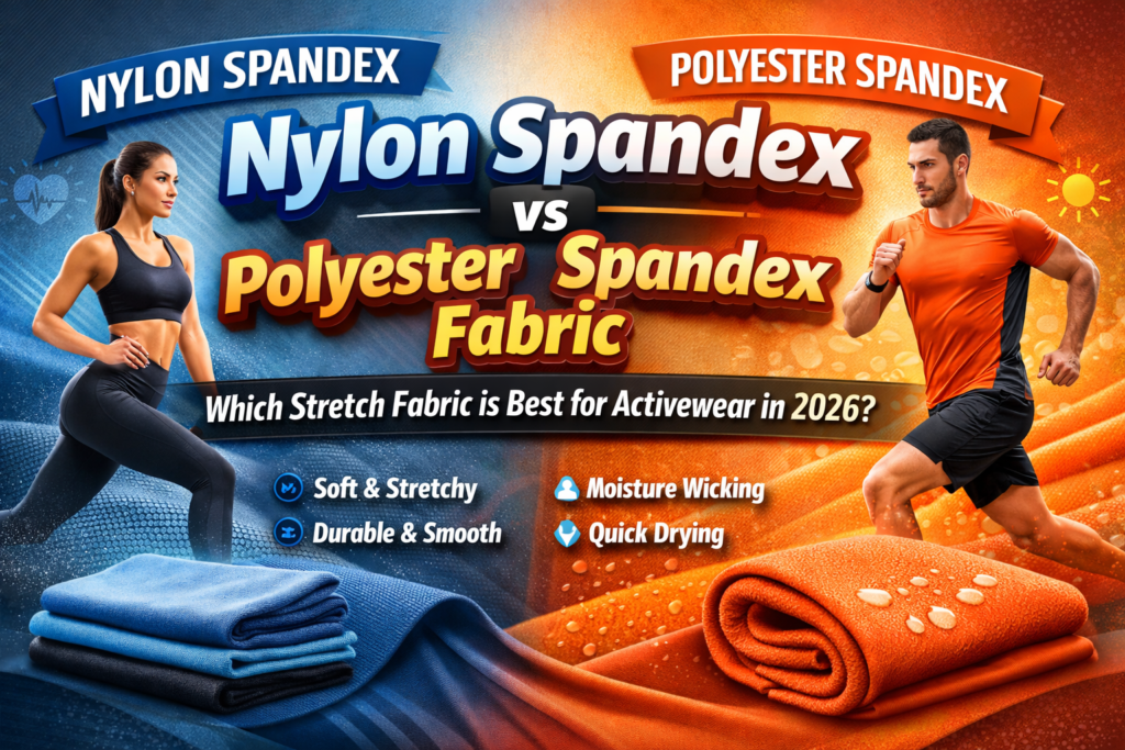Nylon Spandex Fabric Vs Polyester Spandex Fabric For Best Activewear